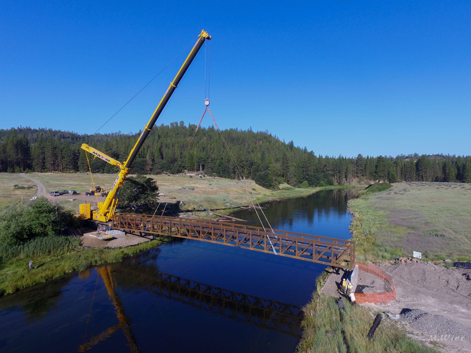 Hat Creek Bridge Installed | California Trout