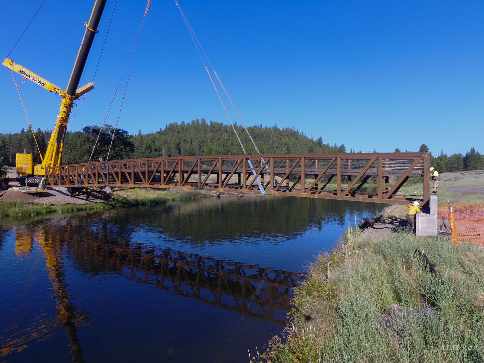 Hat Creek Bridge Installed | California Trout